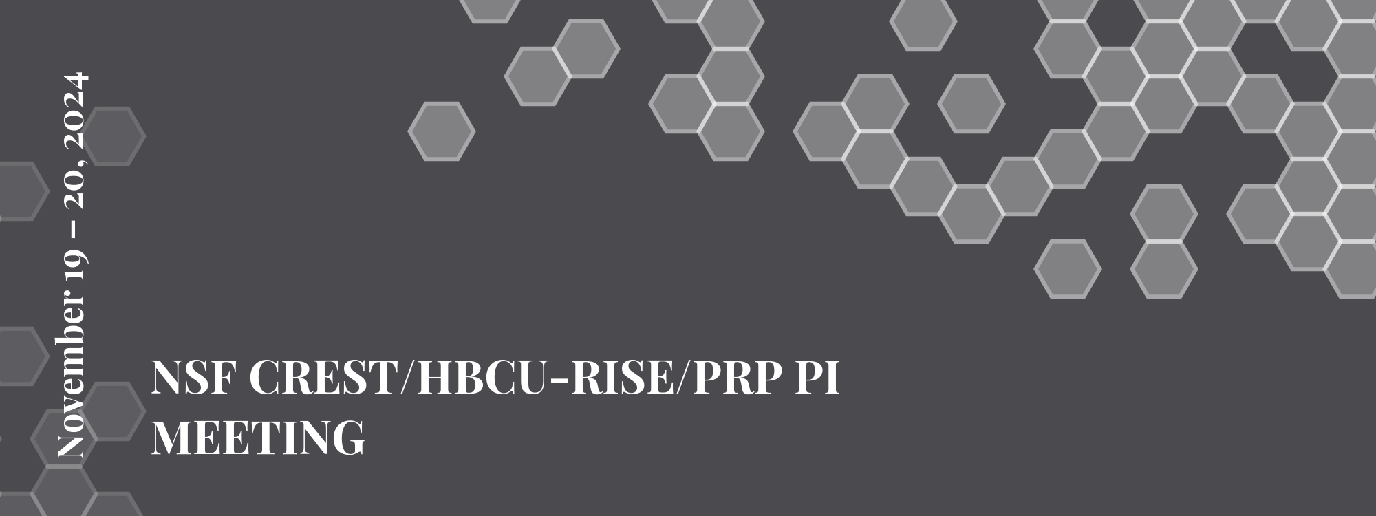 NSF CREST/HBCU-RISE/PRP PI MEETING Event Website