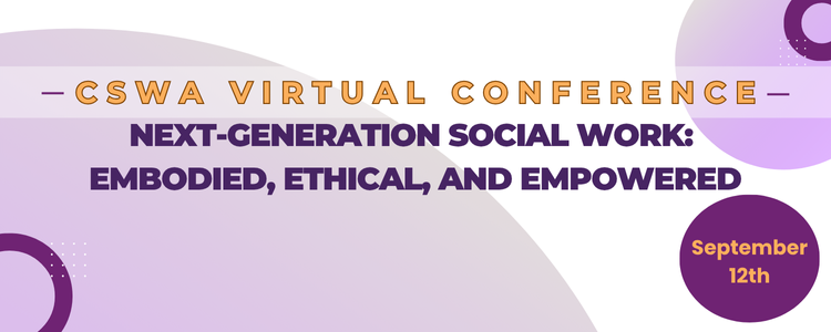 Clinical Social Work Association Virtual Conference Event Website